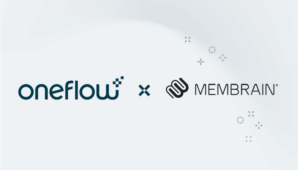 Contract management just got easier in Membrain - Oneflow