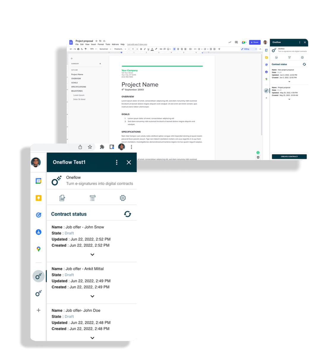 Google Workspace - Oneflow