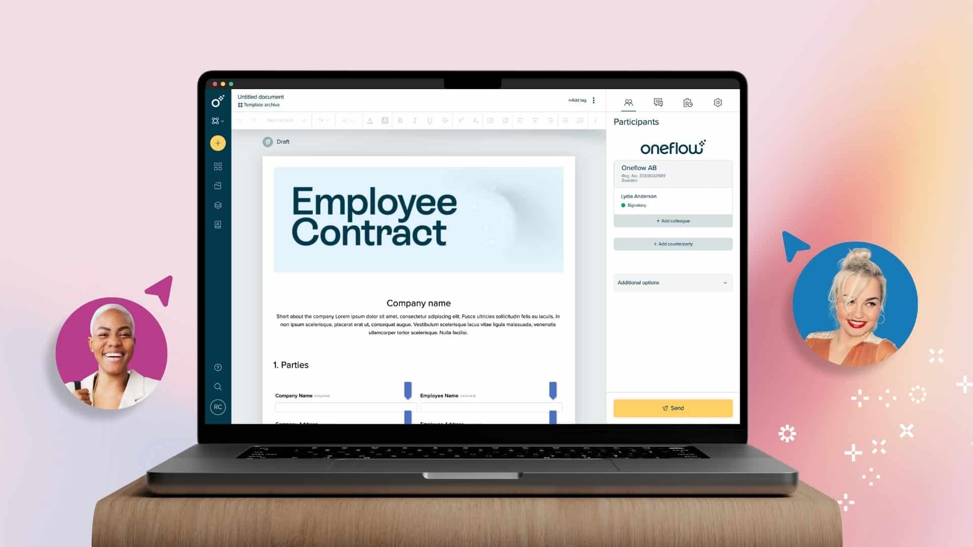 The best contract management software for HR - Oneflow